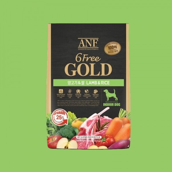 [ANF] 6free GOLD 식스프리골드 독 양고기&쌀 3.6kg - 페오펫몰